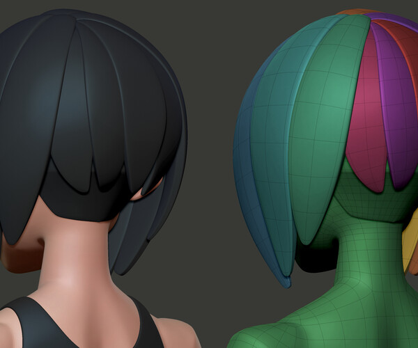 ArtStation - Stylized Female Base Mesh - Disney Infinity Style - Mika ...