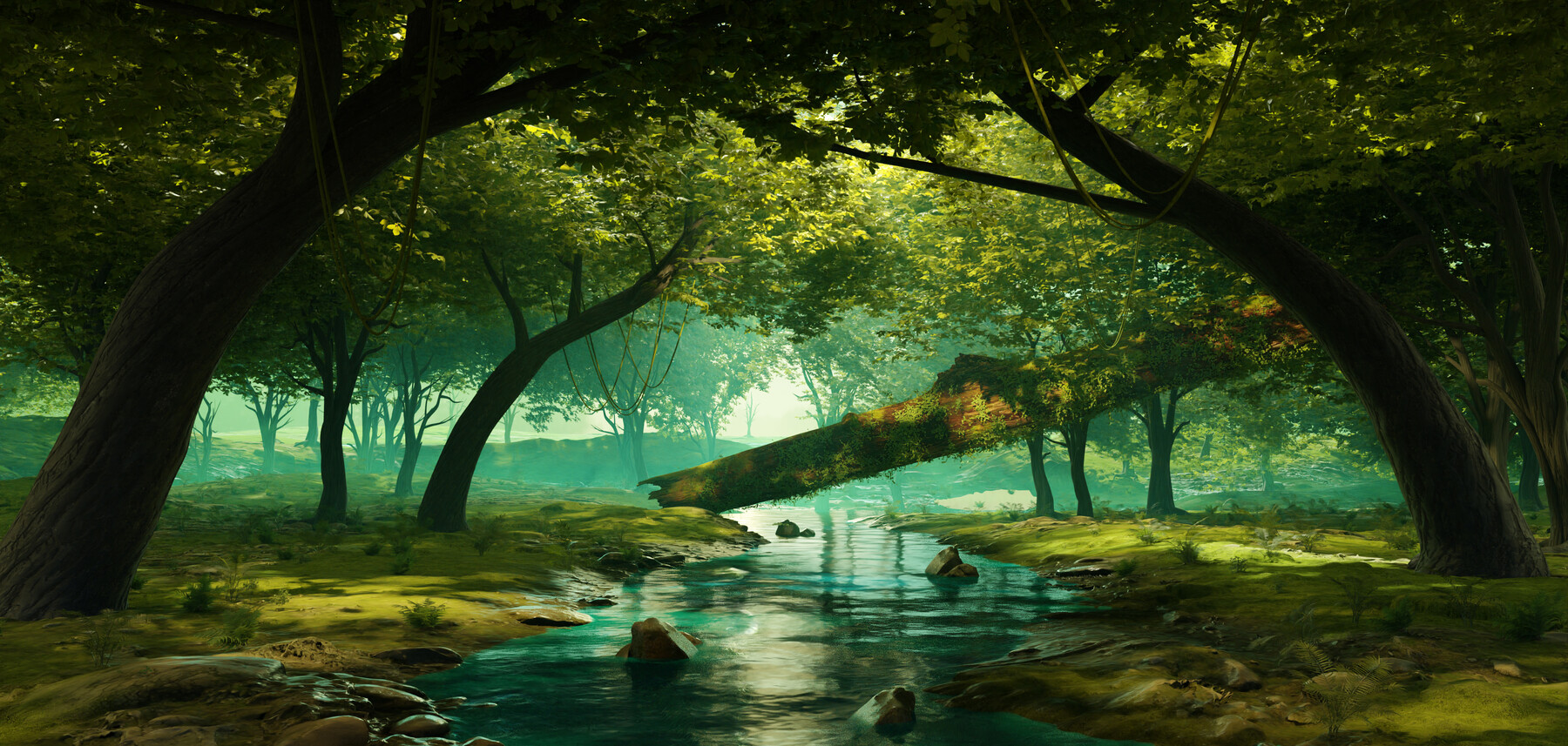 ArtStation - Forest Environment blender project file | Resources