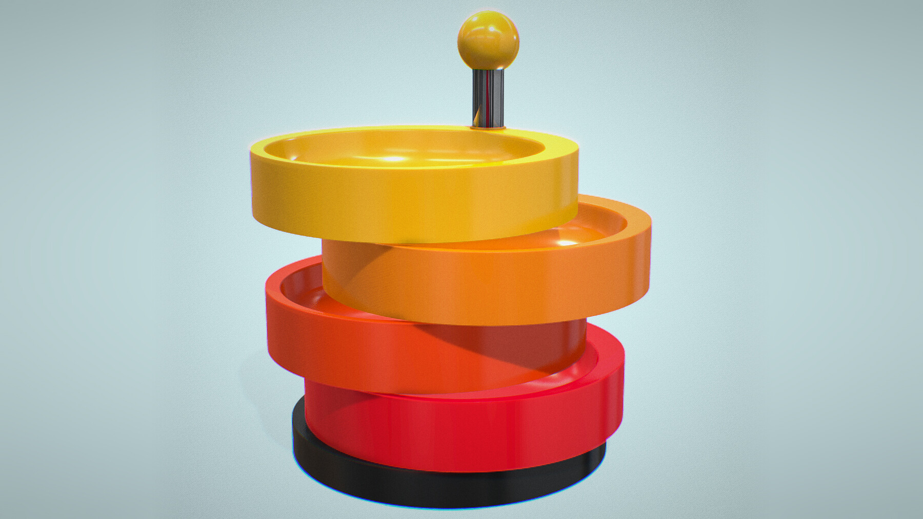 ArtStation - Emsa Party Time Snack Tower Trays - 3D Model | Resources