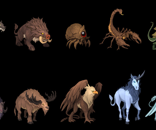 ArtStation - Fantasy Army Characters pack4 | Game Assets