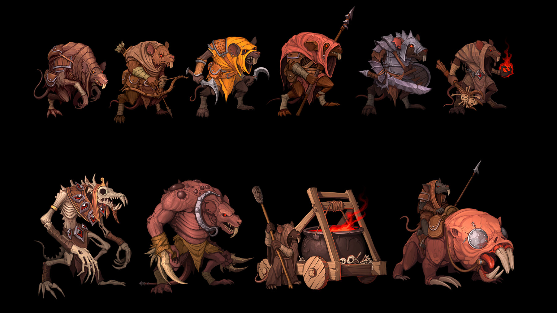 ArtStation - Fantasy Army Characters pack4 | Game Assets