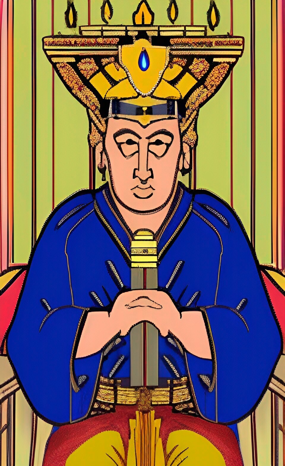 ArtStation - tarod card The Hierophant 17640 jpg wombo art pack | Artworks