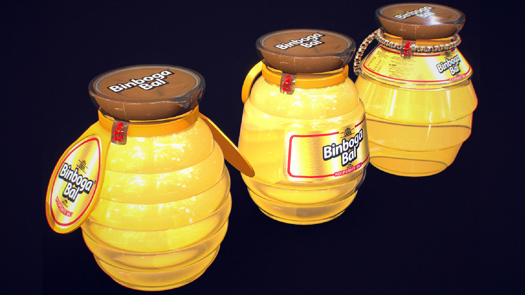 ArtStation - Honey Jar 3D Model | Resources