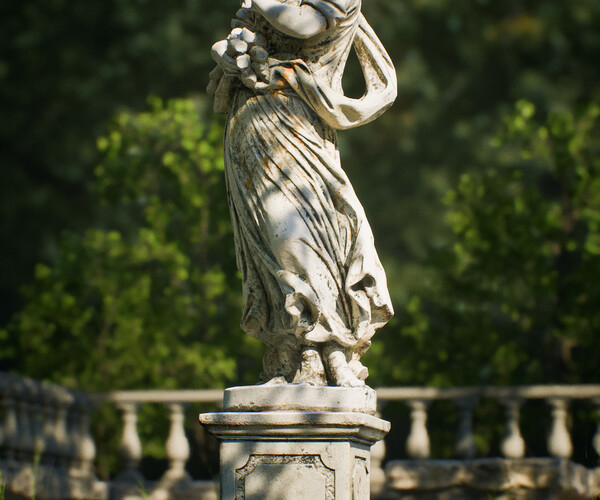 ArtStation - Ancient statues | Game Assets