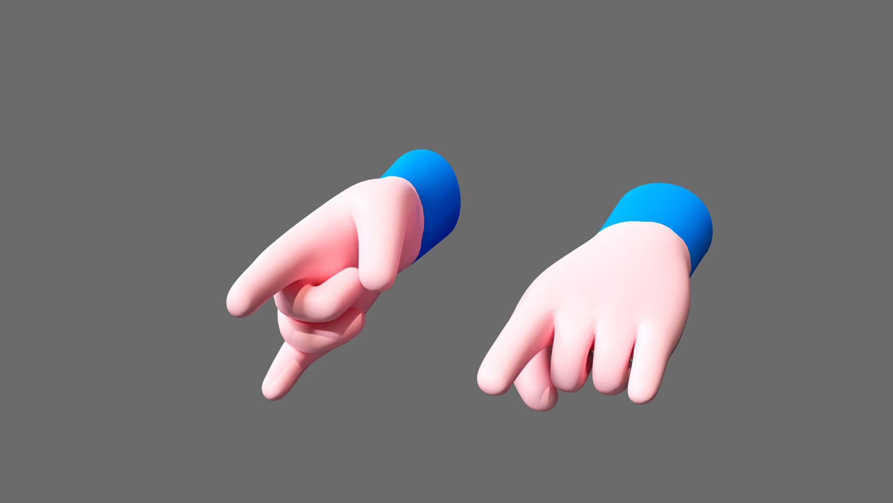 ArtStation - Cartoon hands | Game Assets