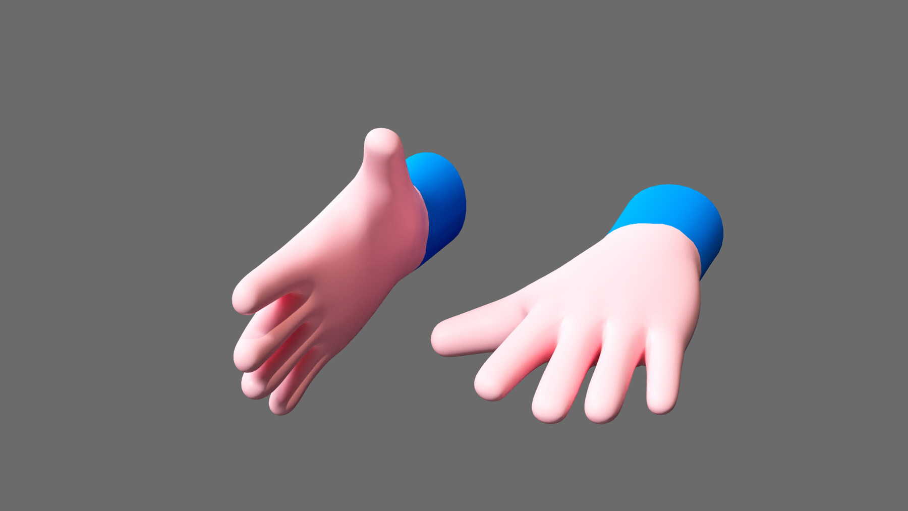 ArtStation - Cartoon hands | Game Assets