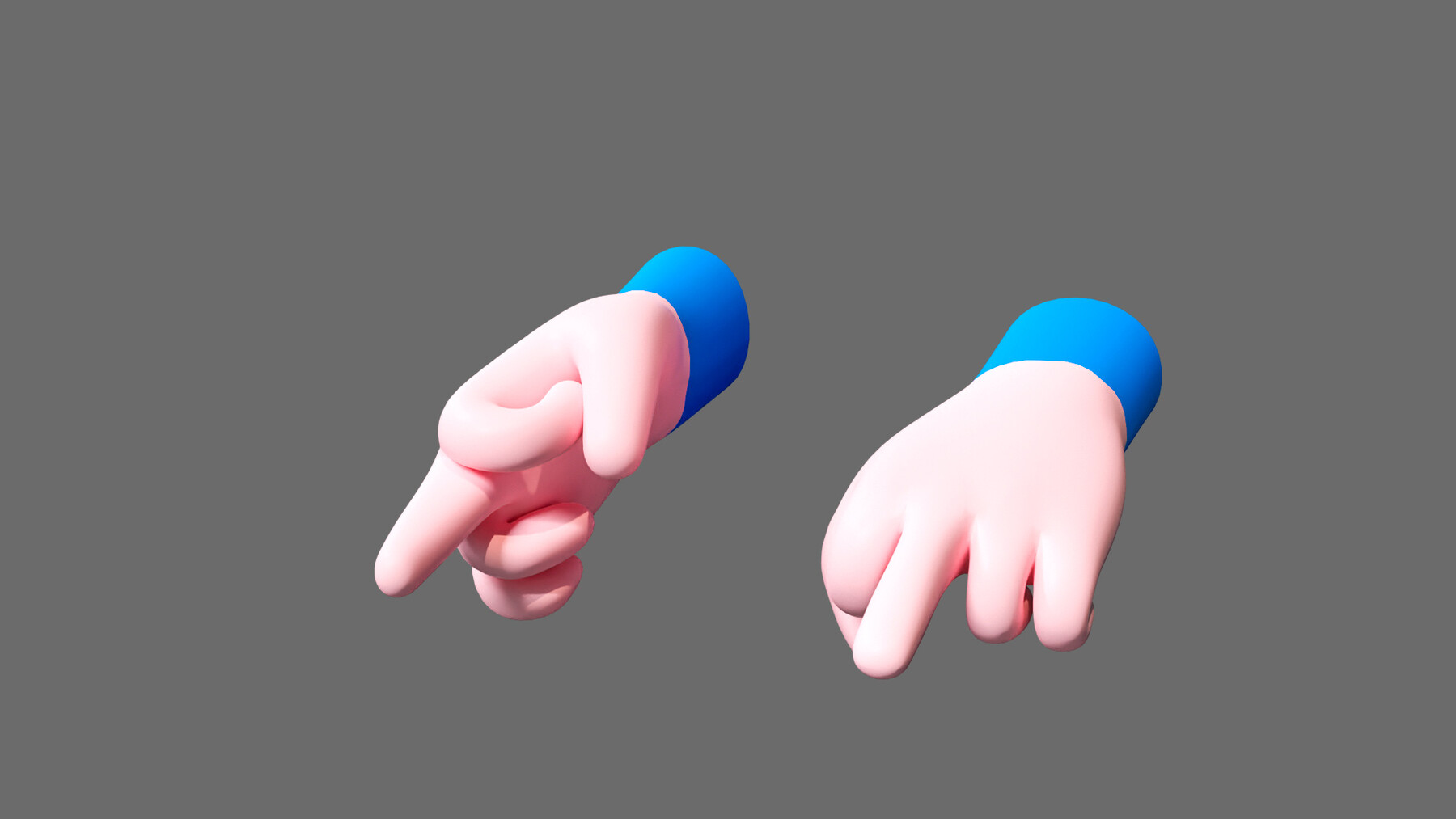 ArtStation - Cartoon hands | Game Assets