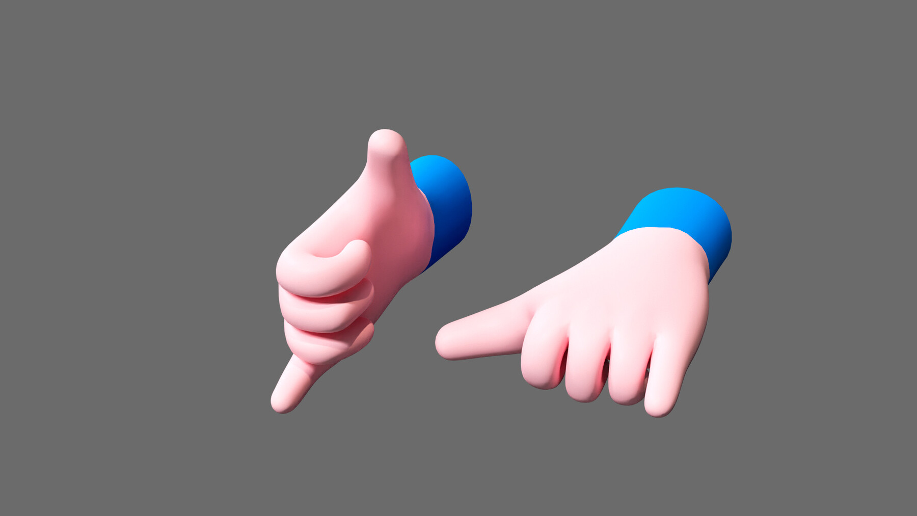 ArtStation - Cartoon hands | Game Assets