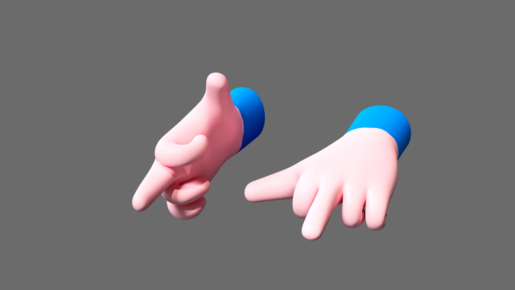 ArtStation - Cartoon hands | Game Assets