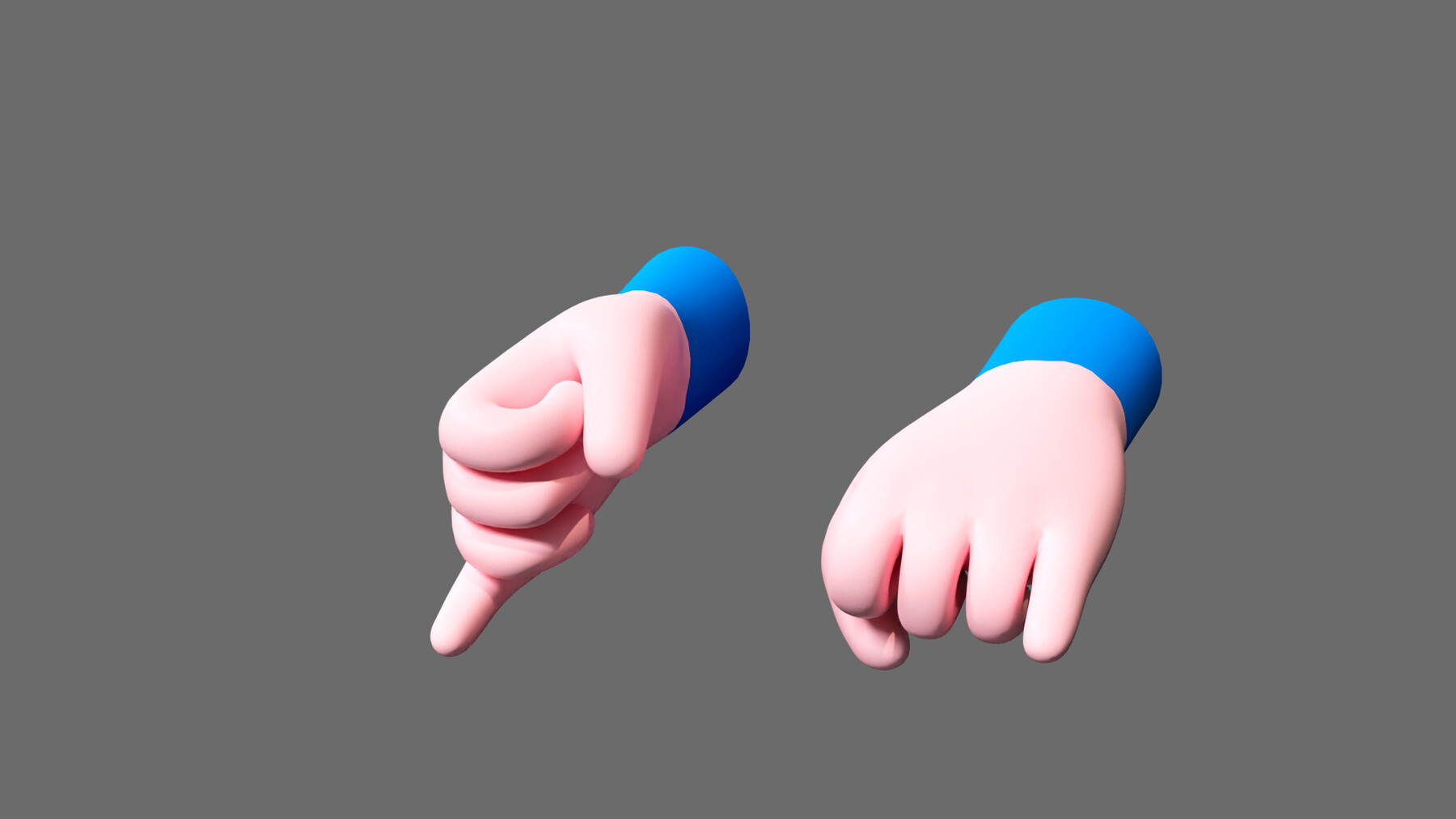 ArtStation - Cartoon hands | Game Assets