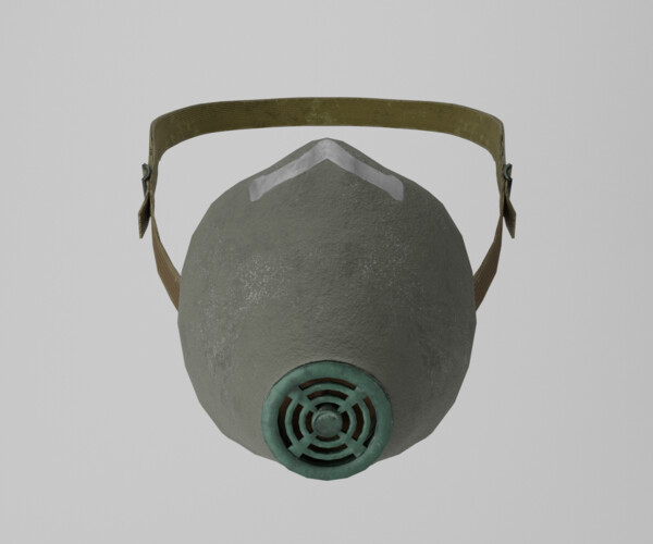 ArtStation - Respirator U-2K-R2 Low-poly 3D model | Game Assets