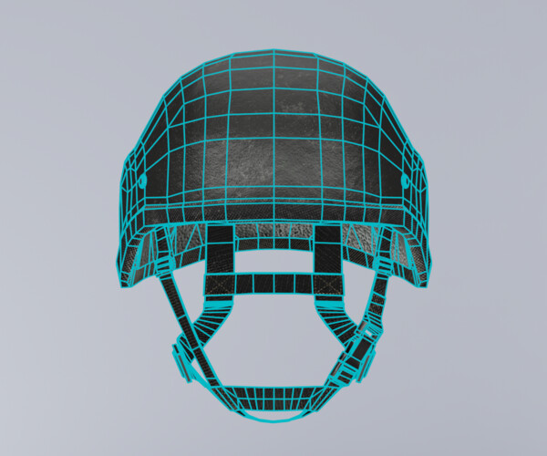 ArtStation - Kevlar helmet M1 Temp 3000 Low-poly 3D model | Game Assets