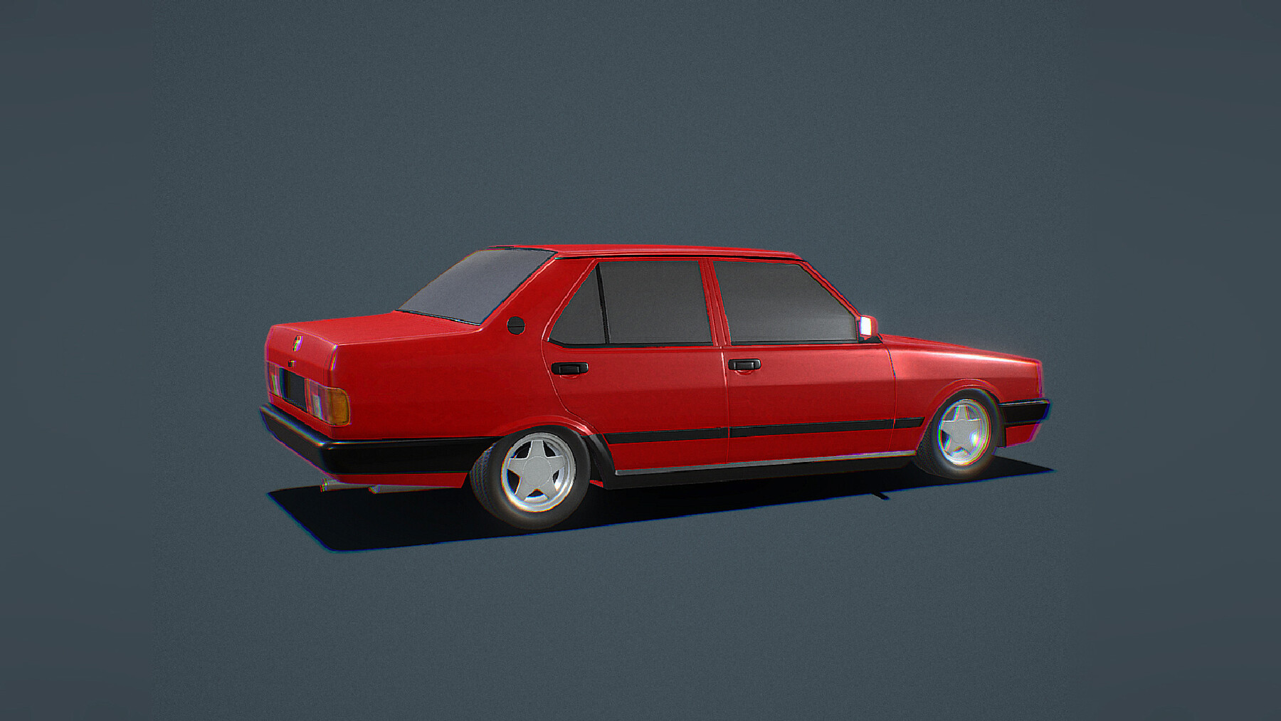 ArtStation - Fiat-Tofaş Sedan Car 3D Model | Resources