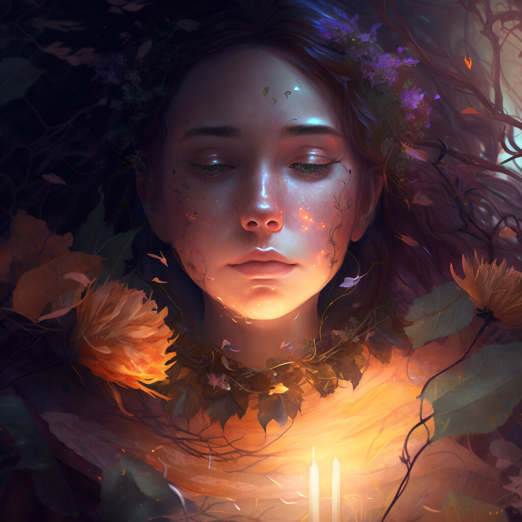 ArtStation - Enchanted Aromas of Love and Sorrow: A Celestial Bloom 2 | Artworks