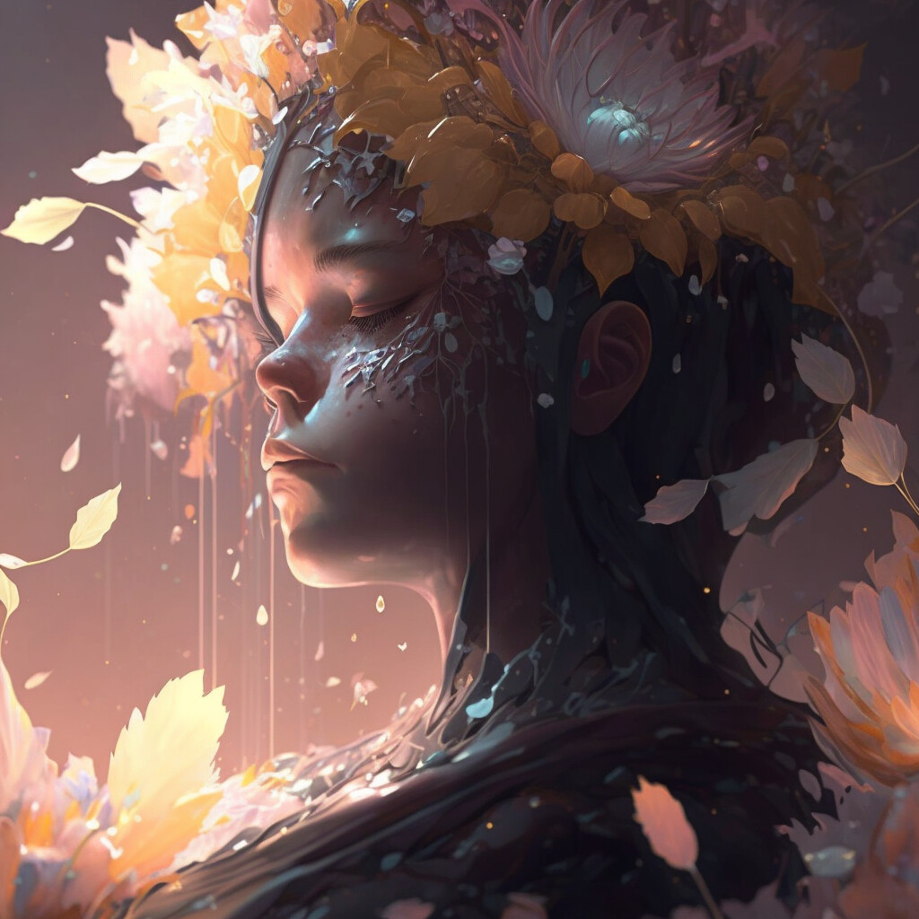 ArtStation - Enchanted Aromas of Love and Sorrow: A Celestial Bloom 8 | Artworks