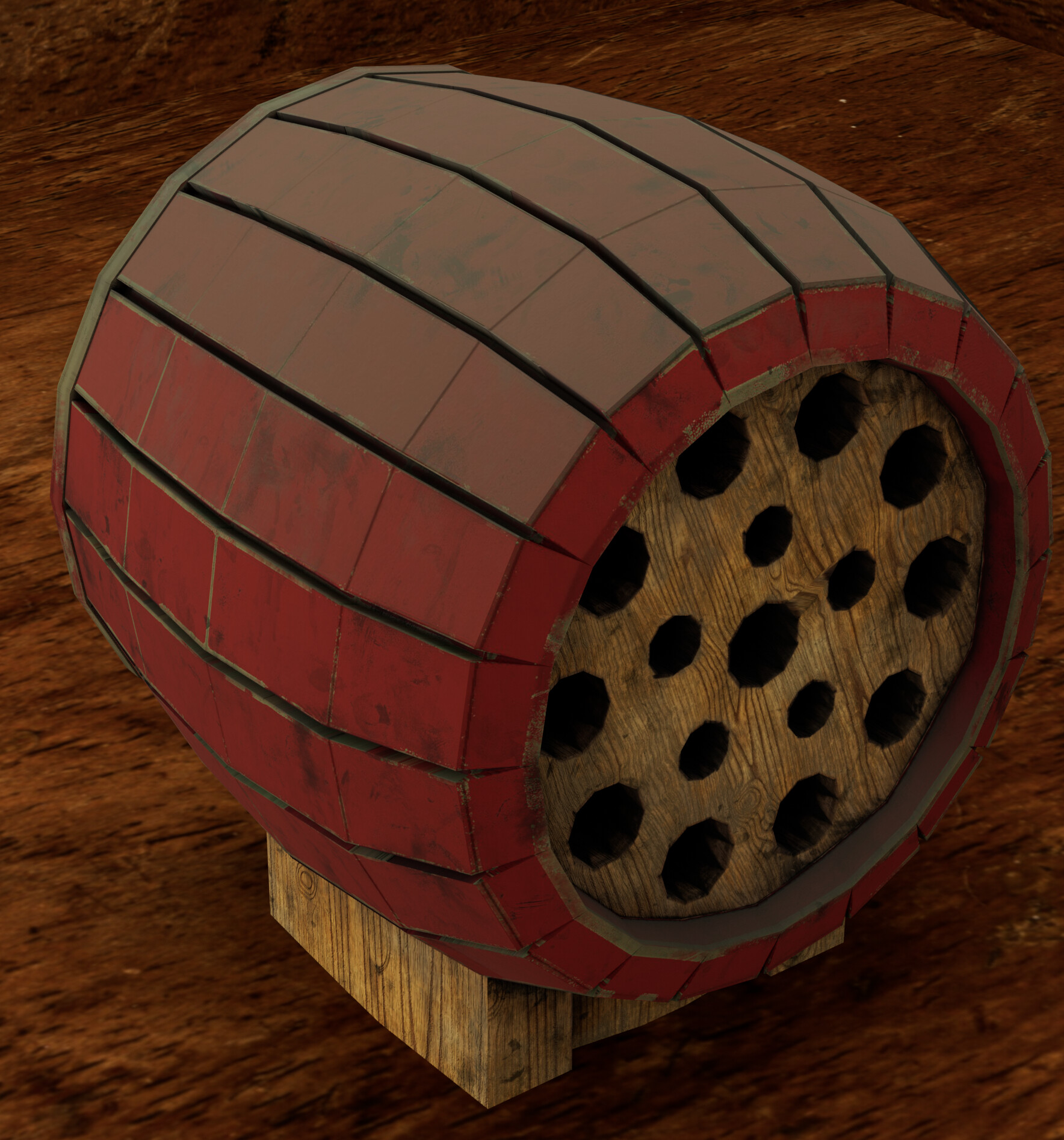 ArtStation - wooden barrel | Game Assets
