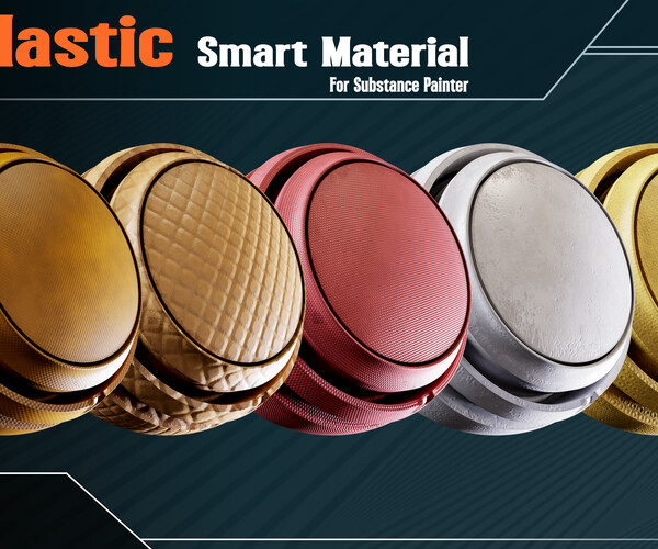 ArtStation - 20 Plastic Smart Materials - VOL.18 | Game Assets