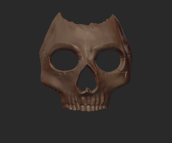 ArtStation - NEW PRINTABLE COD GHOST MASK STL | Resources