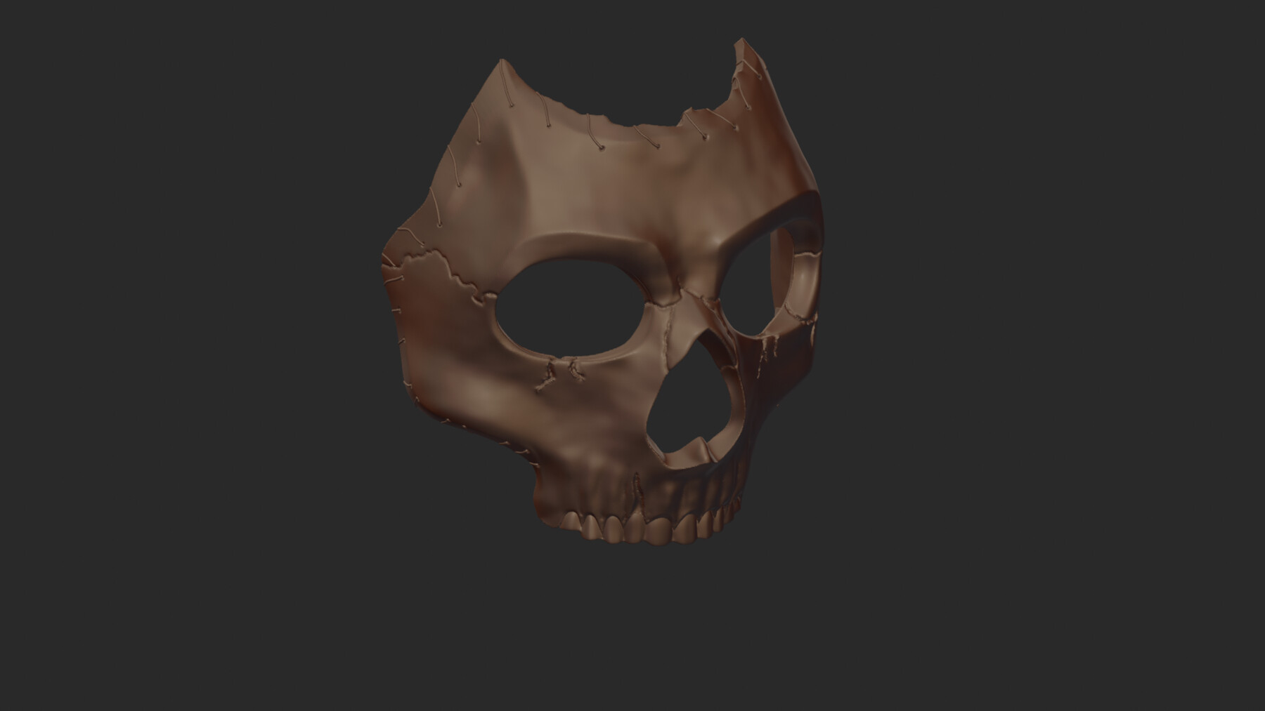 ArtStation - NEW PRINTABLE COD GHOST MASK STL | Resources