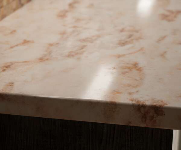 ArtStation - Travertine Rose - Countertop | Resources