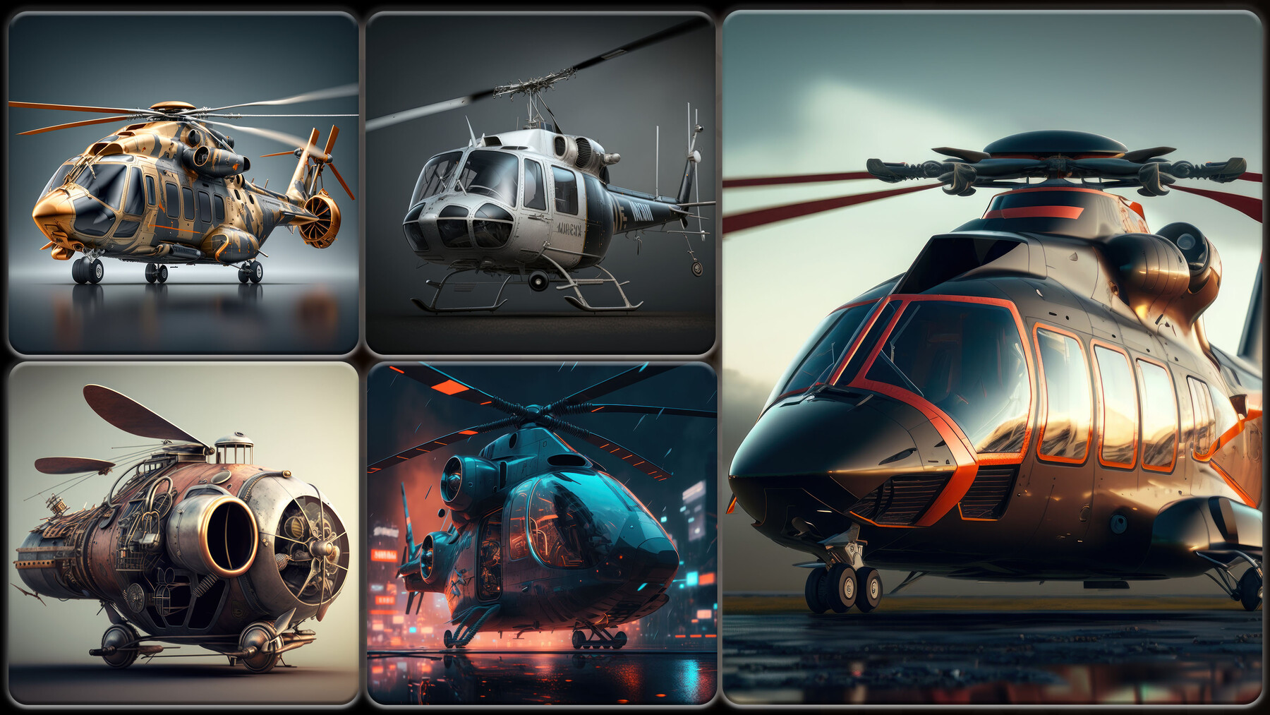 ArtStation - 200 Helicopter Reference Pack | 4K | v.3 | Artworks
