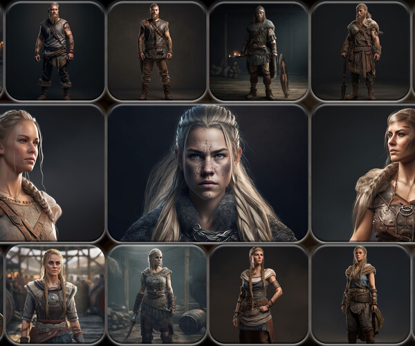 ArtStation - 200 Realistic Viking Reference Pack | 4K | v.1 | Artworks