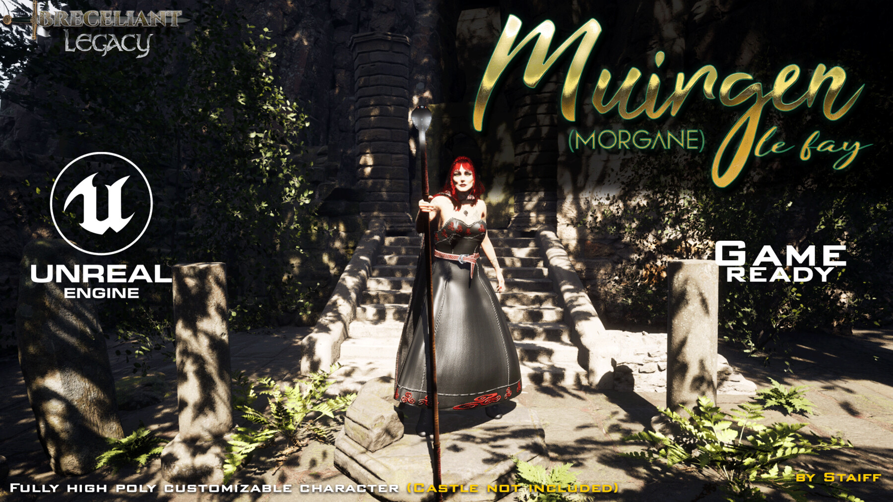 ArtStation - Muirgen alias Morgana Unreal 5 Character | Game Assets