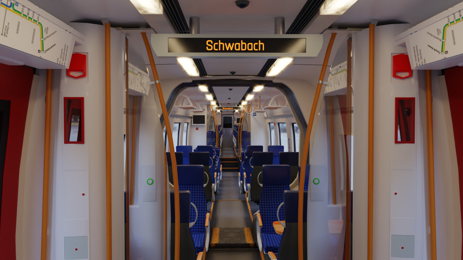 ArtStation - Bombardier TALENT Train Abelio Rigged&Animated | Game Assets