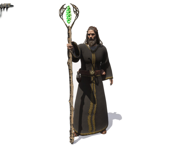 ArtStation - Myrddin alias Merlin Unreal 5 Character | Game Assets