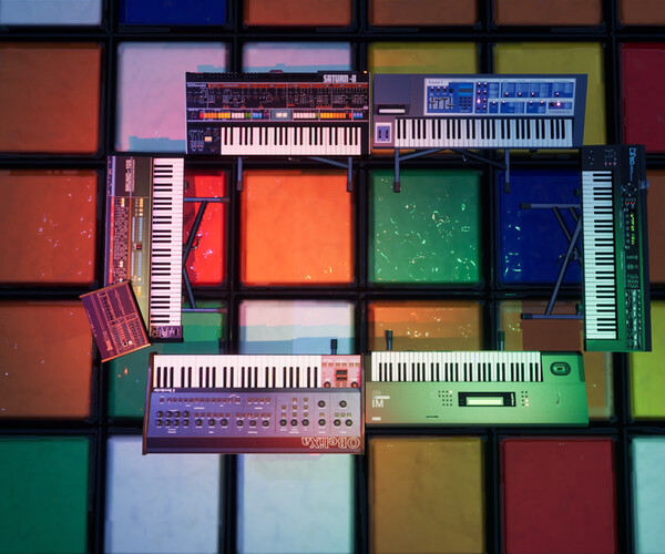 ArtStation - Synthesizers Collection for Unreal engine | Game Assets