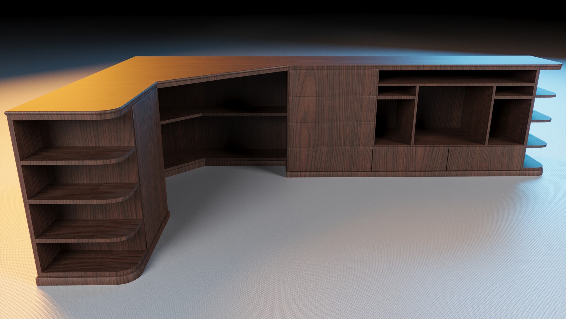 ArtStation - Computer Desk Pórtico Moveis M01 | Resources