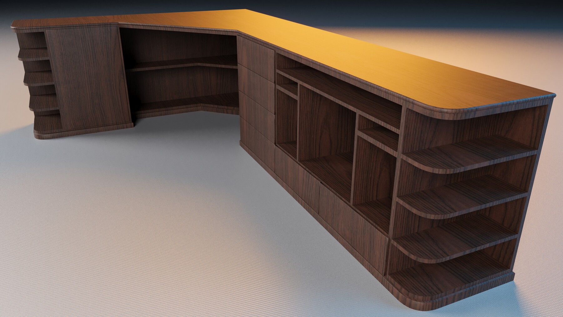 ArtStation - Computer Desk Pórtico Moveis M01 | Resources
