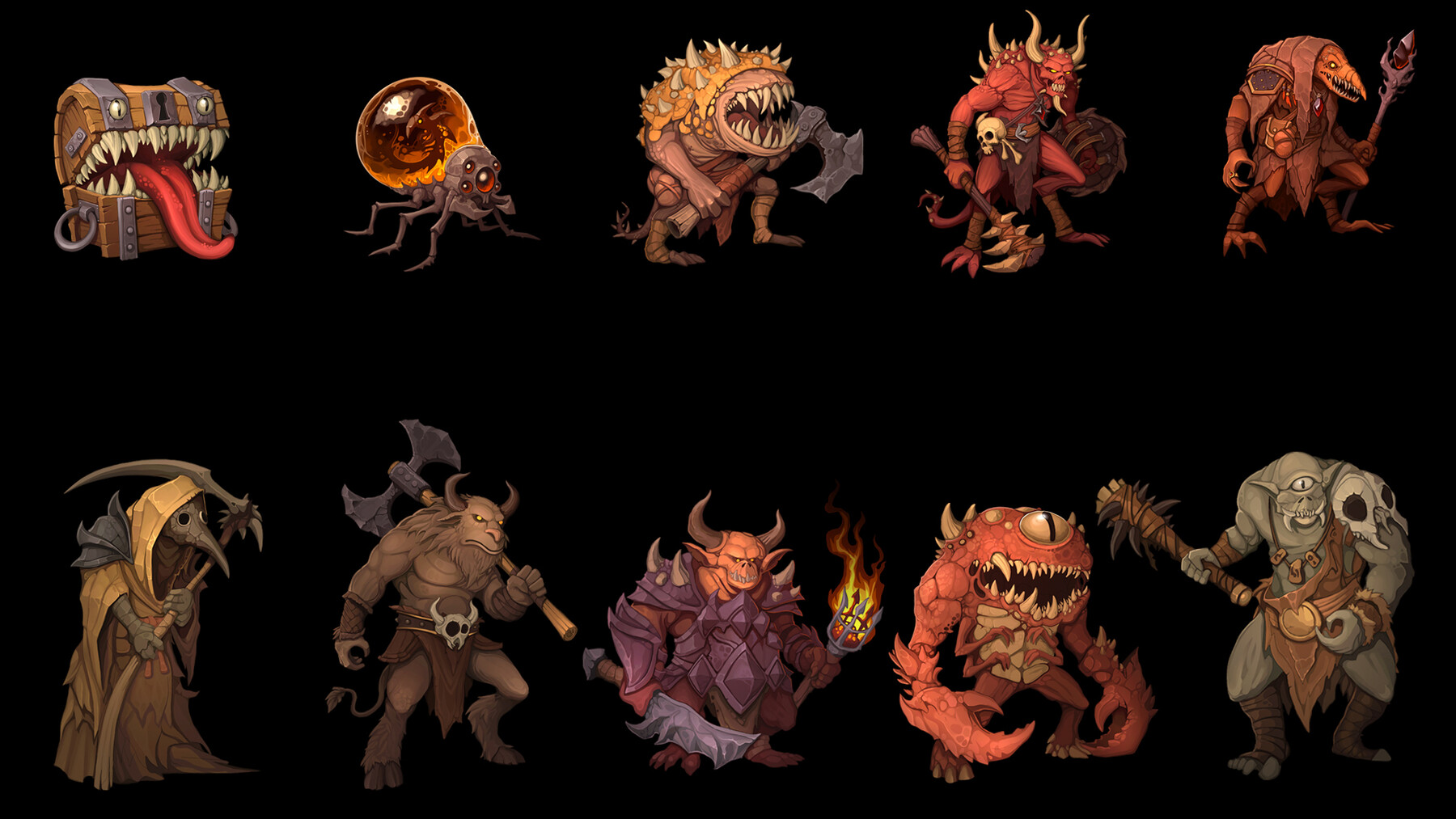 ArtStation - Demonic Creatures 03 | Game Assets