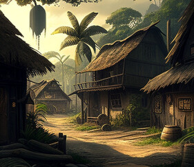 ArtStation - Village Backgrounds | Artworks