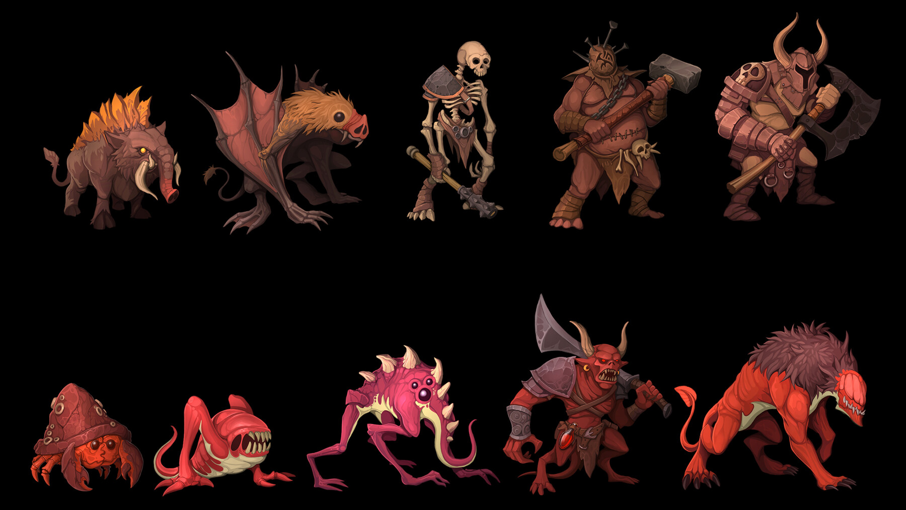 ArtStation - Demonic Creatures 04 | Game Assets