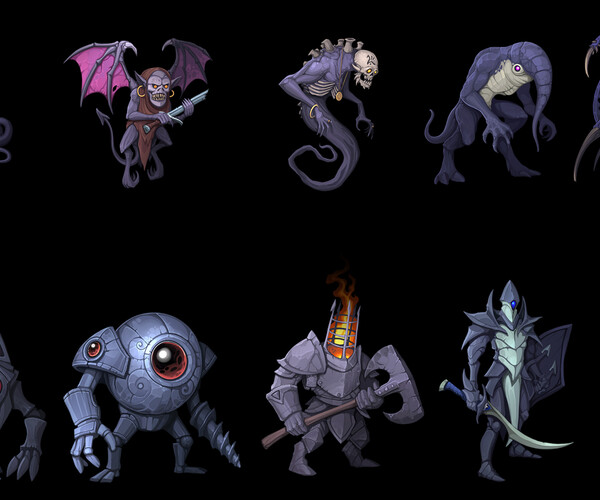 ArtStation - Dungeon Guards 04 | Game Assets