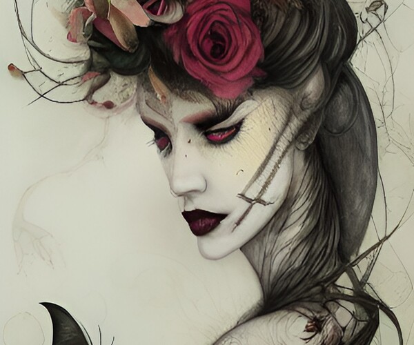 ArtStation - vampire lady 25020 jpg wombo art pack | Artworks