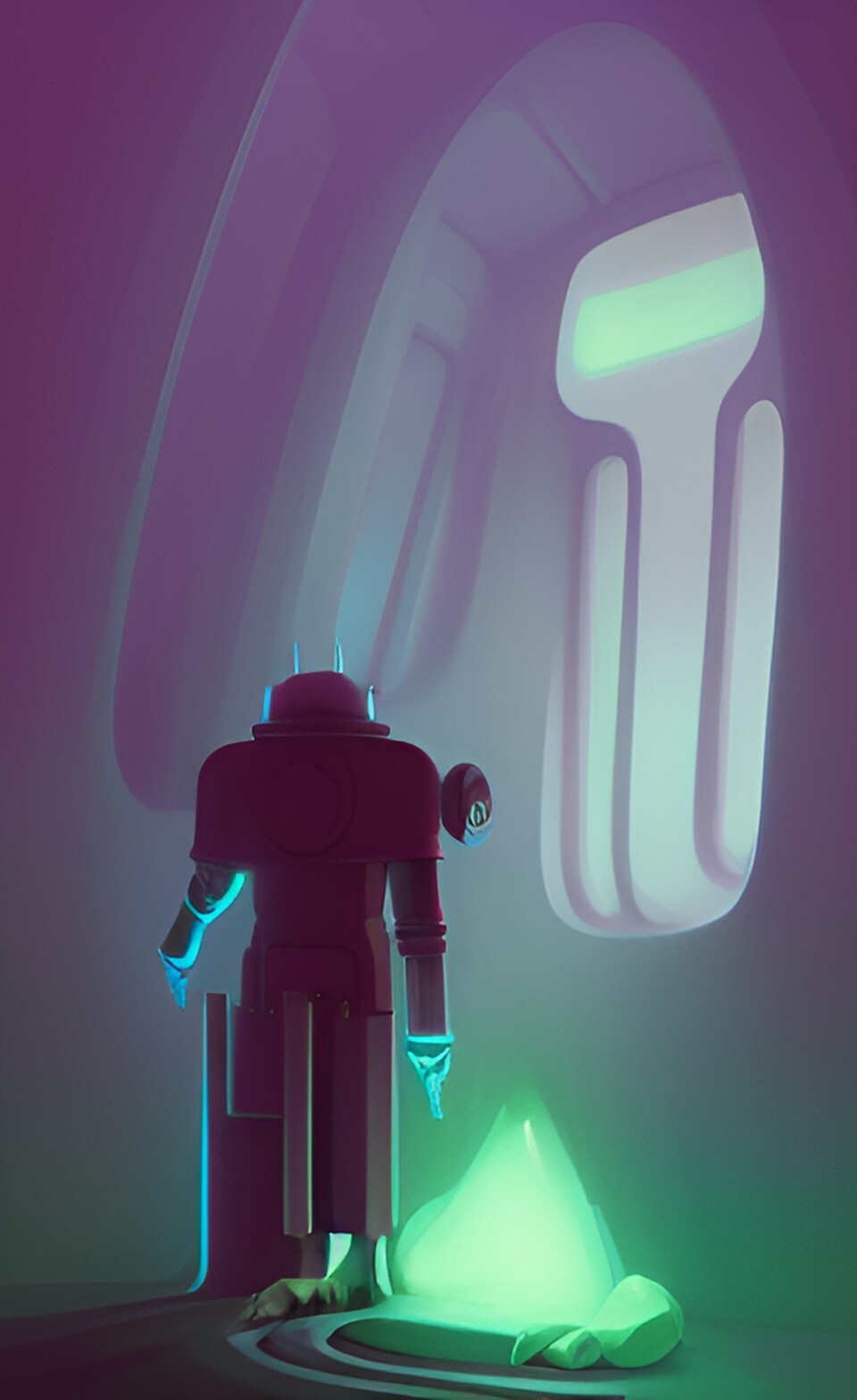 ArtStation - faceless android 4050 jpg wombo art pack | Artworks