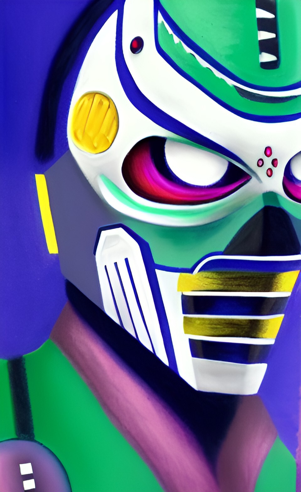 ArtStation - robot mask 8640 jpg wombo art pack | Artworks