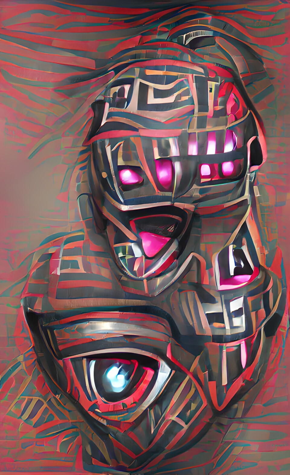 ArtStation - robot mask 8640 jpg wombo art pack | Artworks