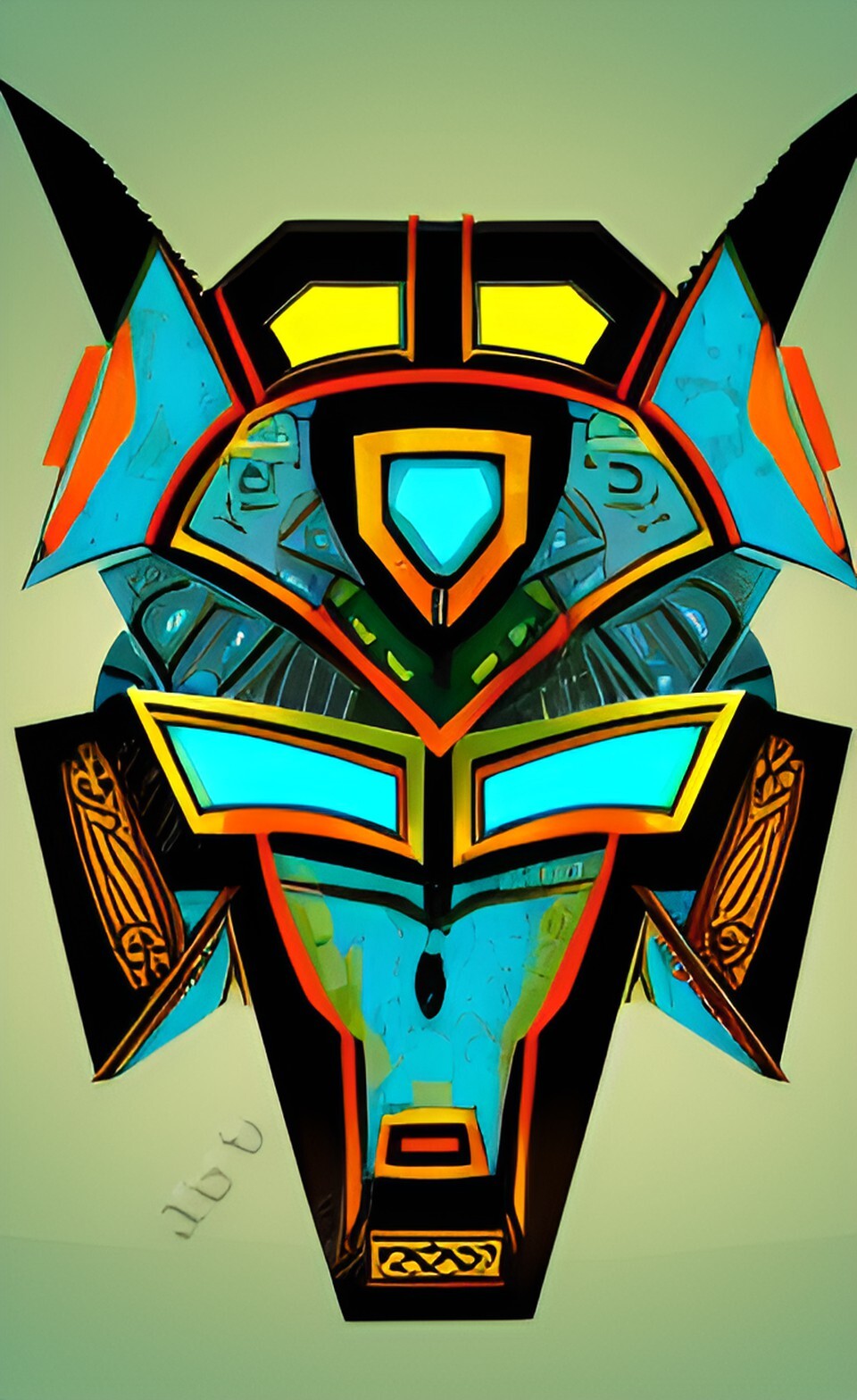 ArtStation - robot mask 8640 jpg wombo art pack | Artworks