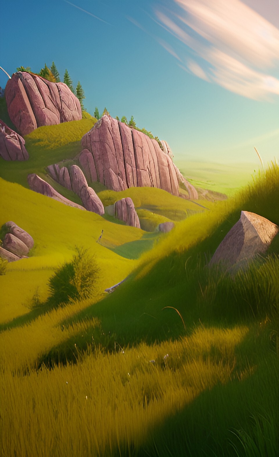 ArtStation - grassland illustration 20450 jpg wombo art pack | Artworks