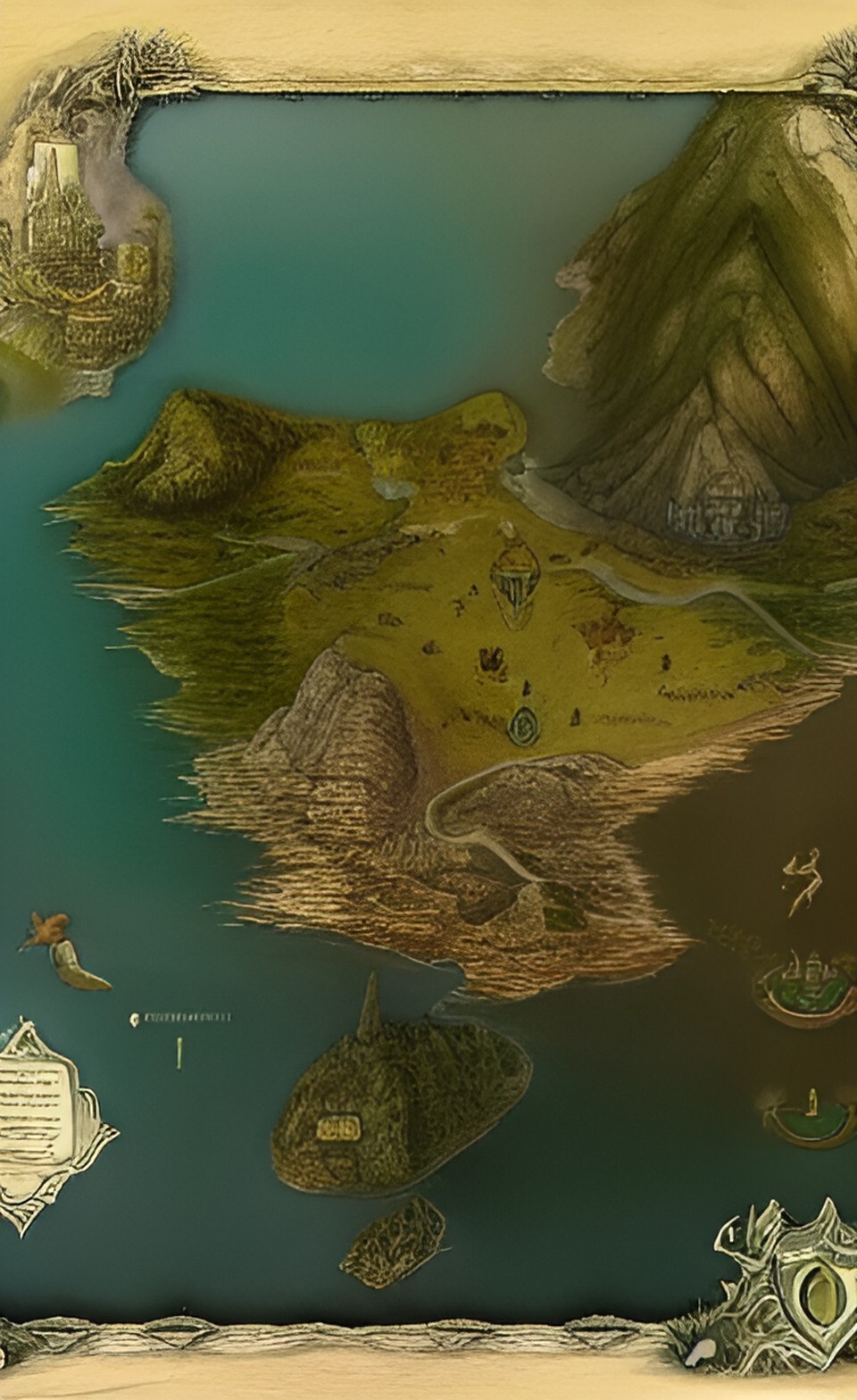 ArtStation - kingdom map 22150 jpg wombo art pack | Artworks