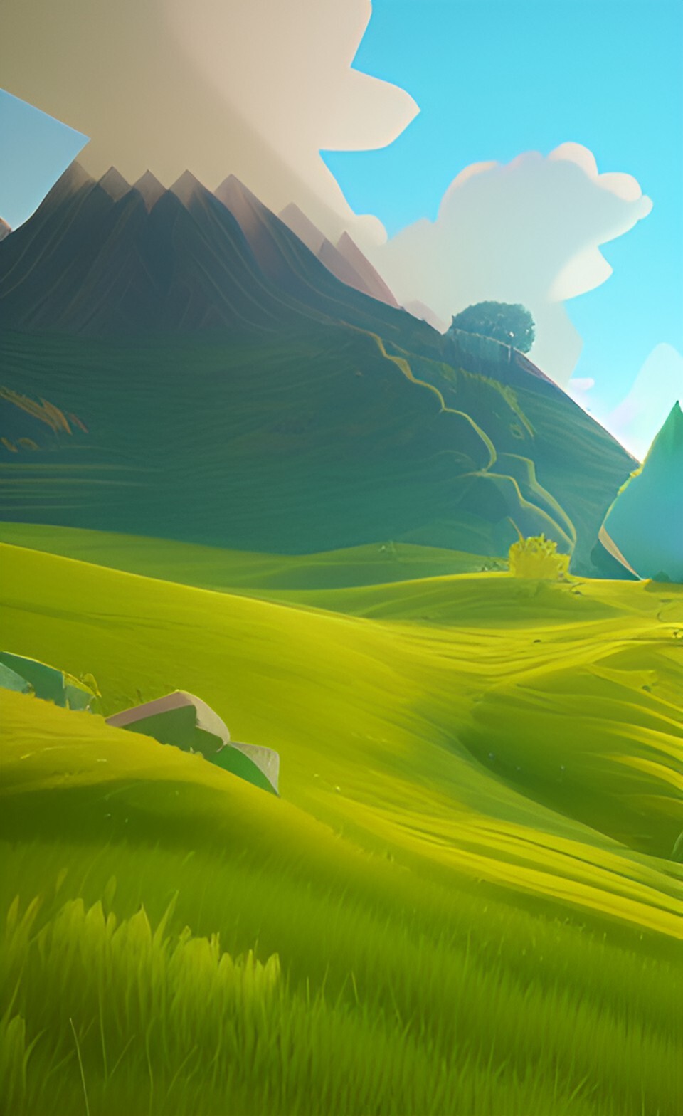 ArtStation - grassland illustration 20450 jpg wombo art pack | Artworks