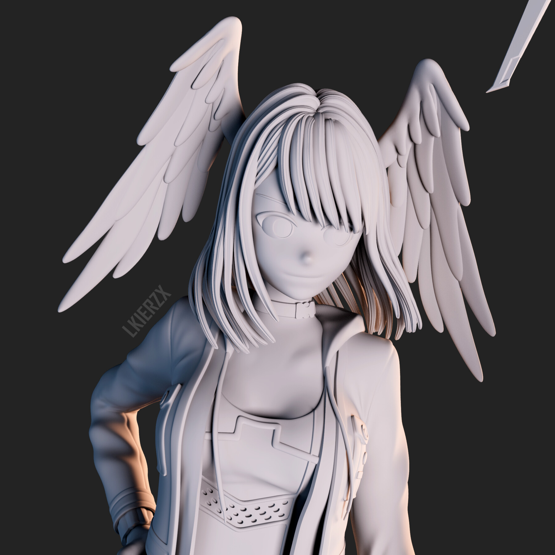 ArtStation - 3D model file for printing - Eunie figure from Xenoblade ...