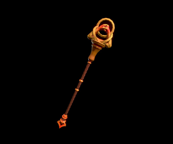 ArtStation - Staff of the Inquisition | Game Assets