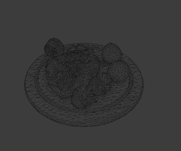 ArtStation - Sweets low poly 3D model | Game Assets