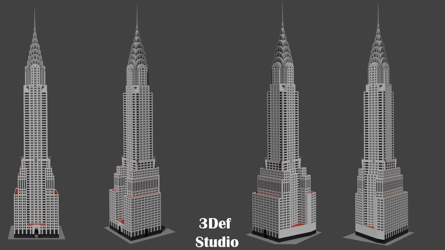 ArtStation - NewYork SkyScrapers | Game Assets