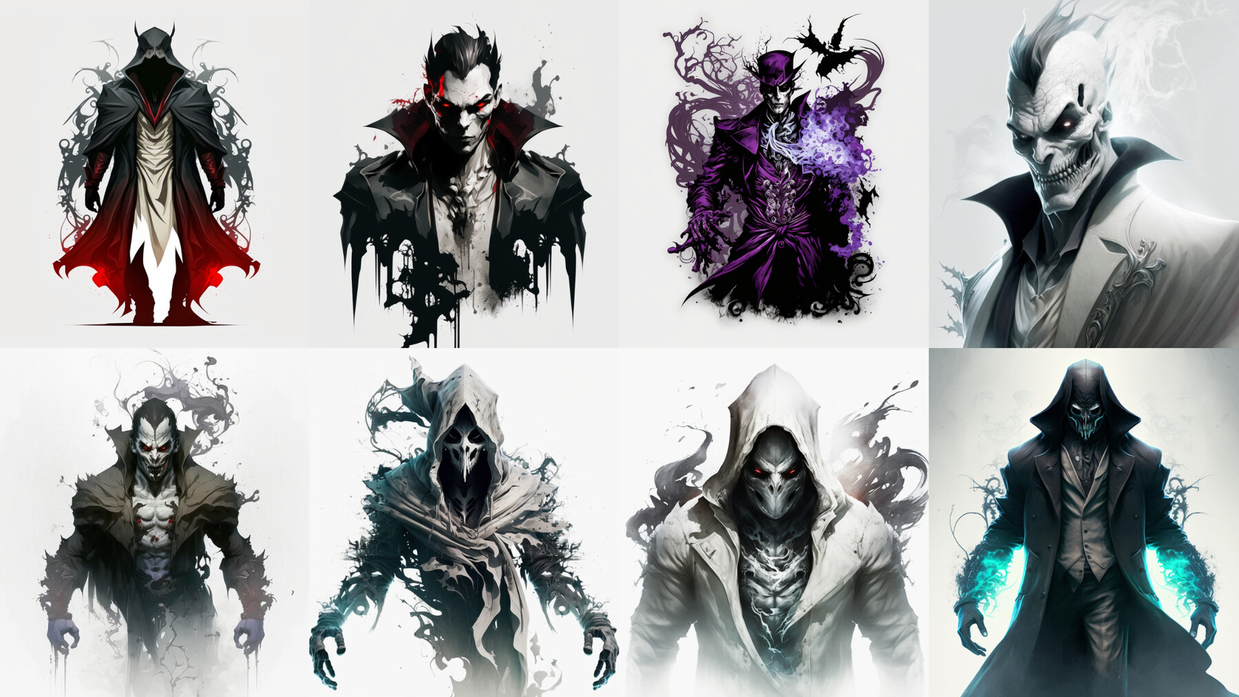 ArtStation - White Terror - 100 Ghosts in 8k Resolution | Artworks