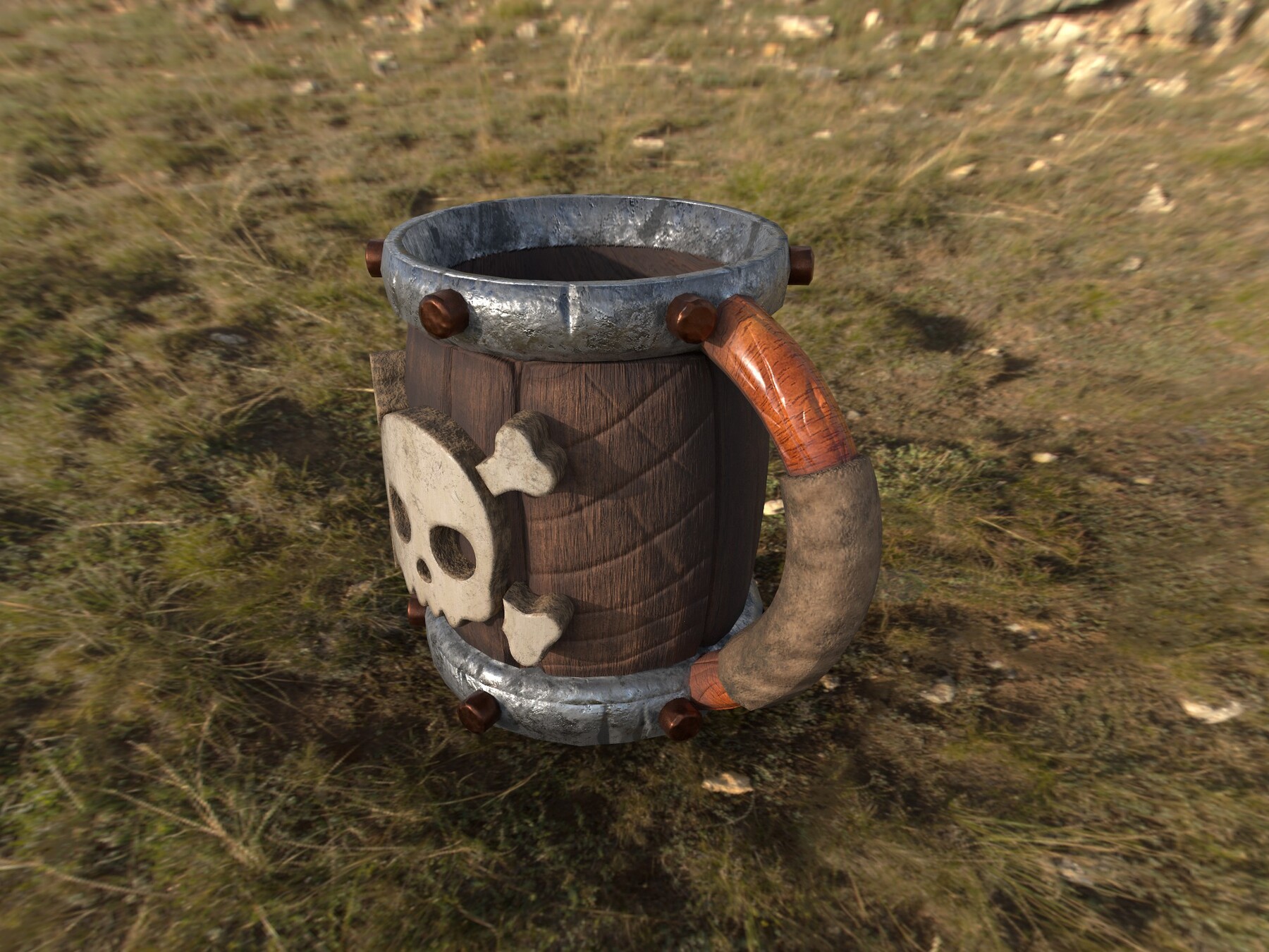 ArtStation - Stylised Game Item _ Beer mug | Game Assets